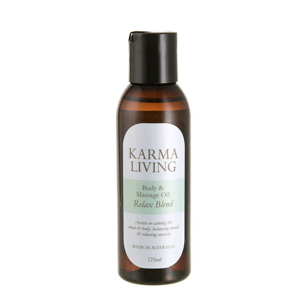 Relax Body & Massage Oil 125ml – Karma Living