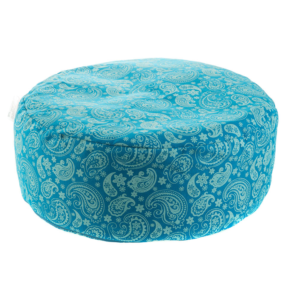 Round Cushion Turquoise 36x15cm – Karma Living