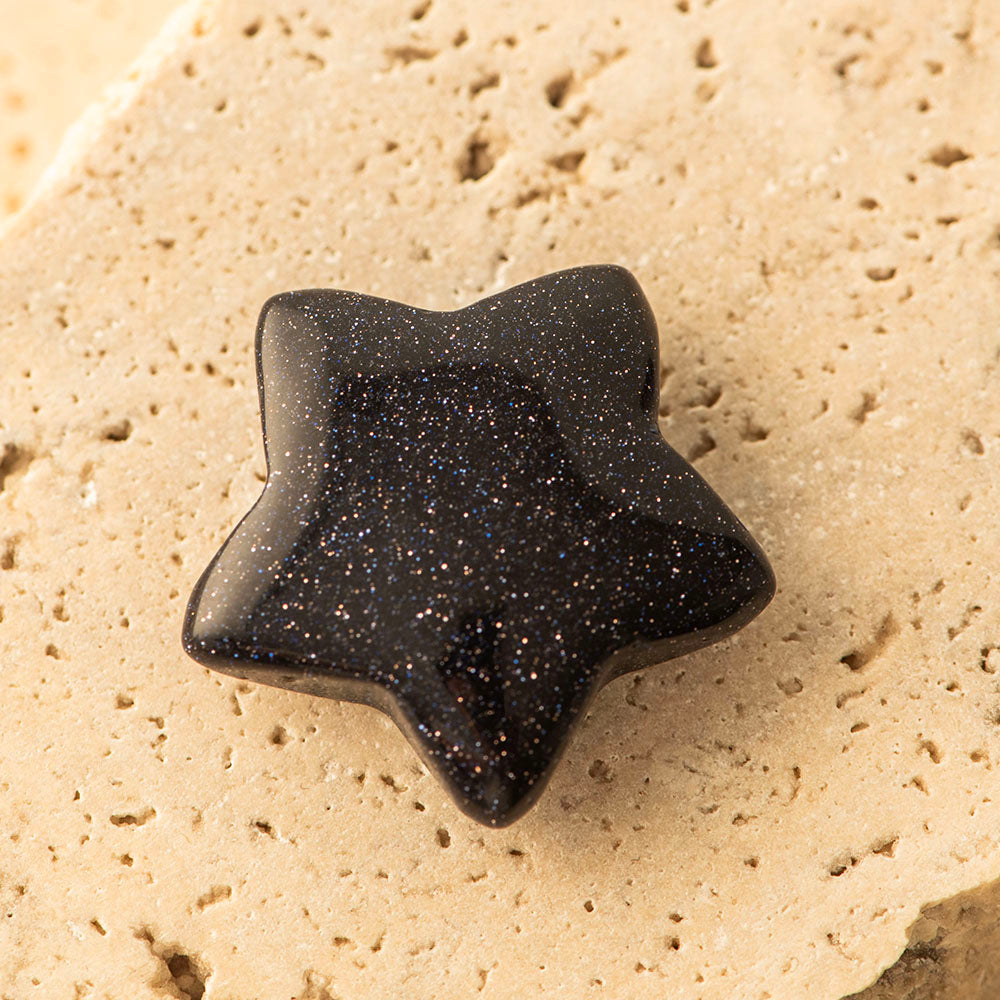 Blue Sandstone Star 3cm – Karma Living