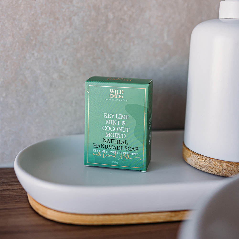 Wild Emery Key Lime Mint & Coconut Mojito Natural Handmade Soap – Karma ...