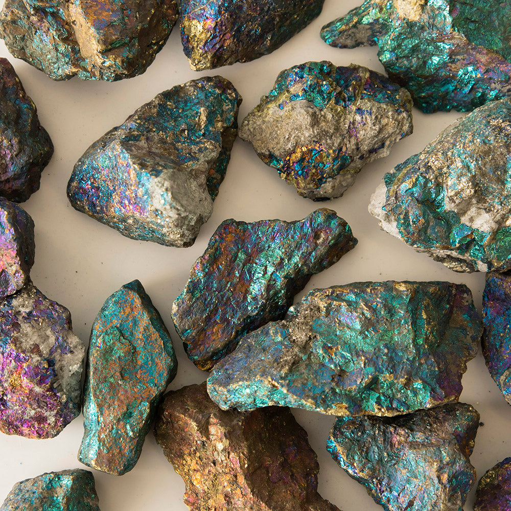 Shop Rough Specimen Peacock Ore Crystal | Karma Living